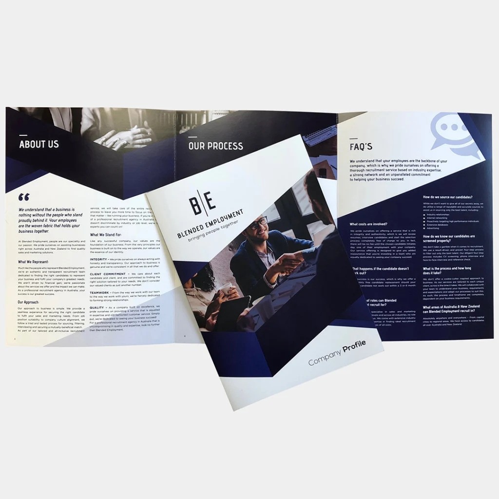 6pp A4 Brochure Printing | Folded A4 Brochure Printing | Same Day ...