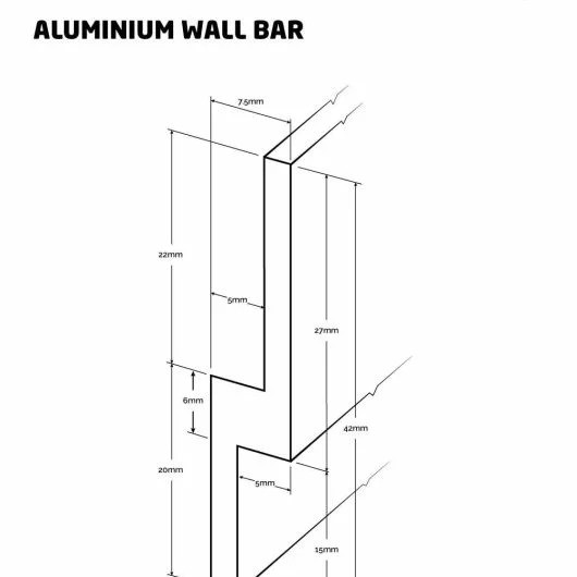 Aluminium Wall Bar | Extrusions
