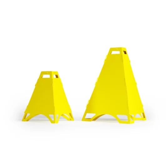 Opti-View Pyramid Traffic Sign | Road And Traffic Signs